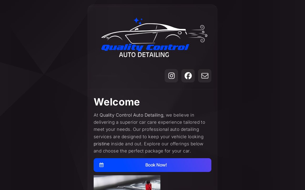 Quality Control Auto Detailing